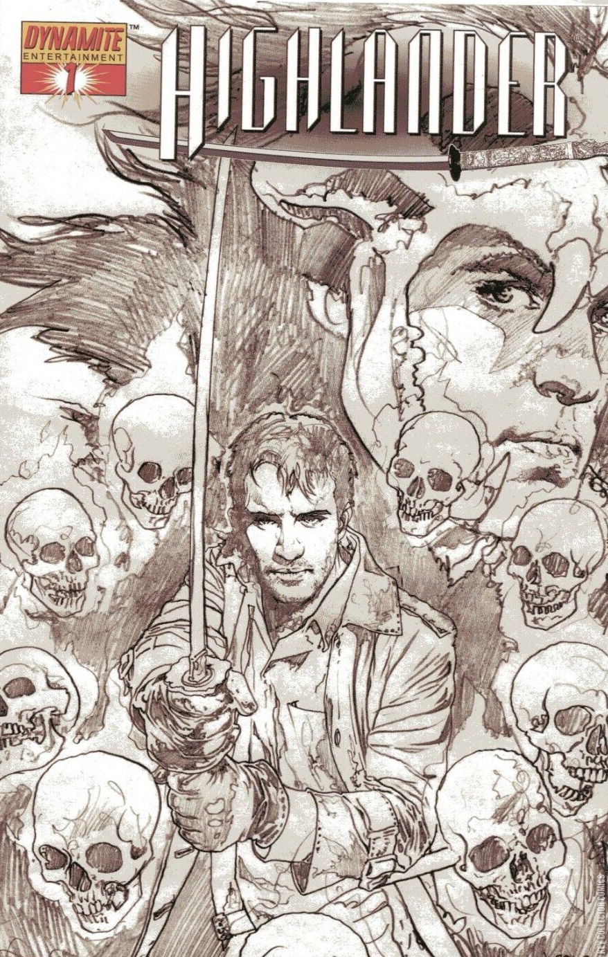 Highlander #1 Sketch Published November 2006 | Key Col