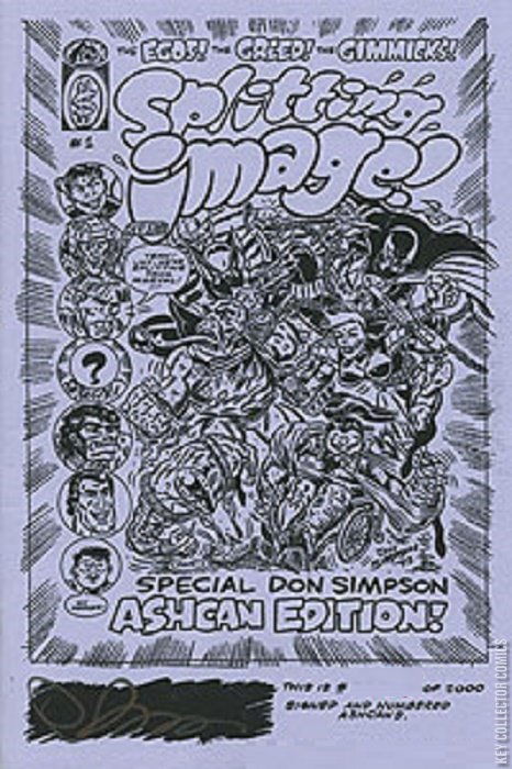 Splitting Image #1 Ashcan Published October 1992 | Key