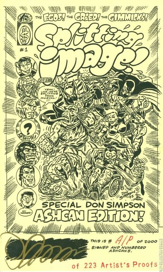 Splitting Image #1 Artist Proof Published October 1992