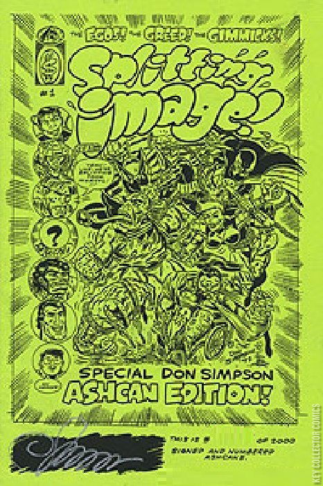 Splitting Image #1 Ashcan Published October 1992 | Key