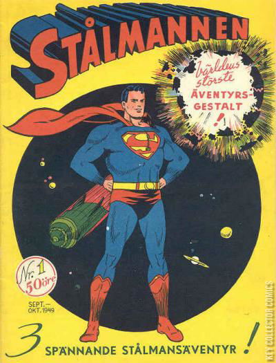 Superman #1 International Published October 1949 | Key