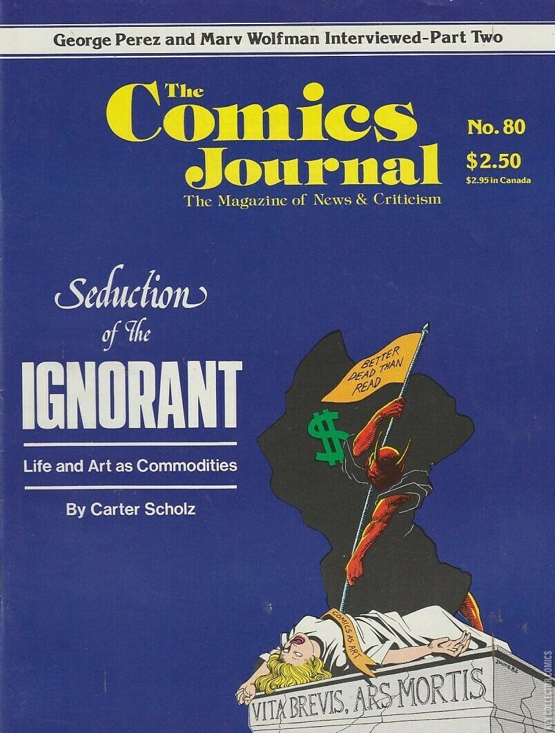 Comics Journal #80 Published March 1983 | Key Collector
