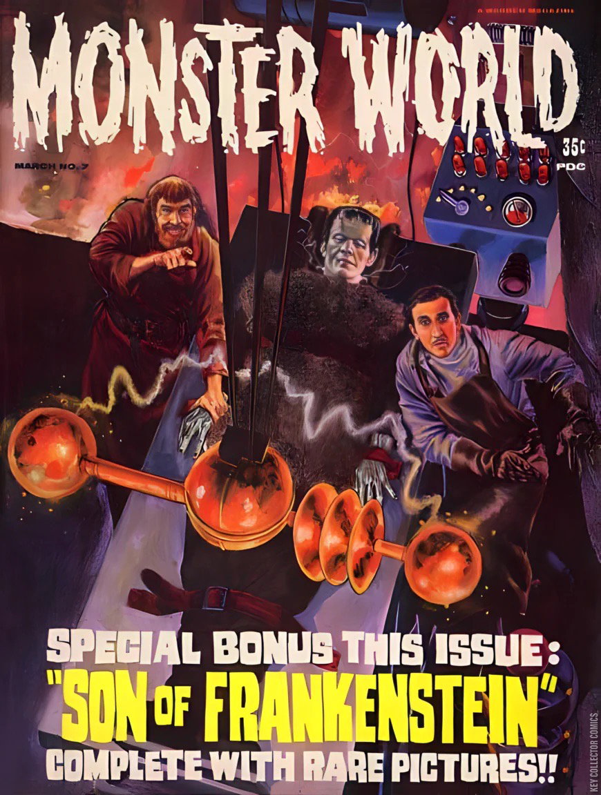 Monster World #7 Published March 1966 | Key Collector Comics