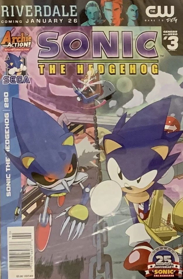 Sonic the Hedgehog #290 Newsstand Published February 2