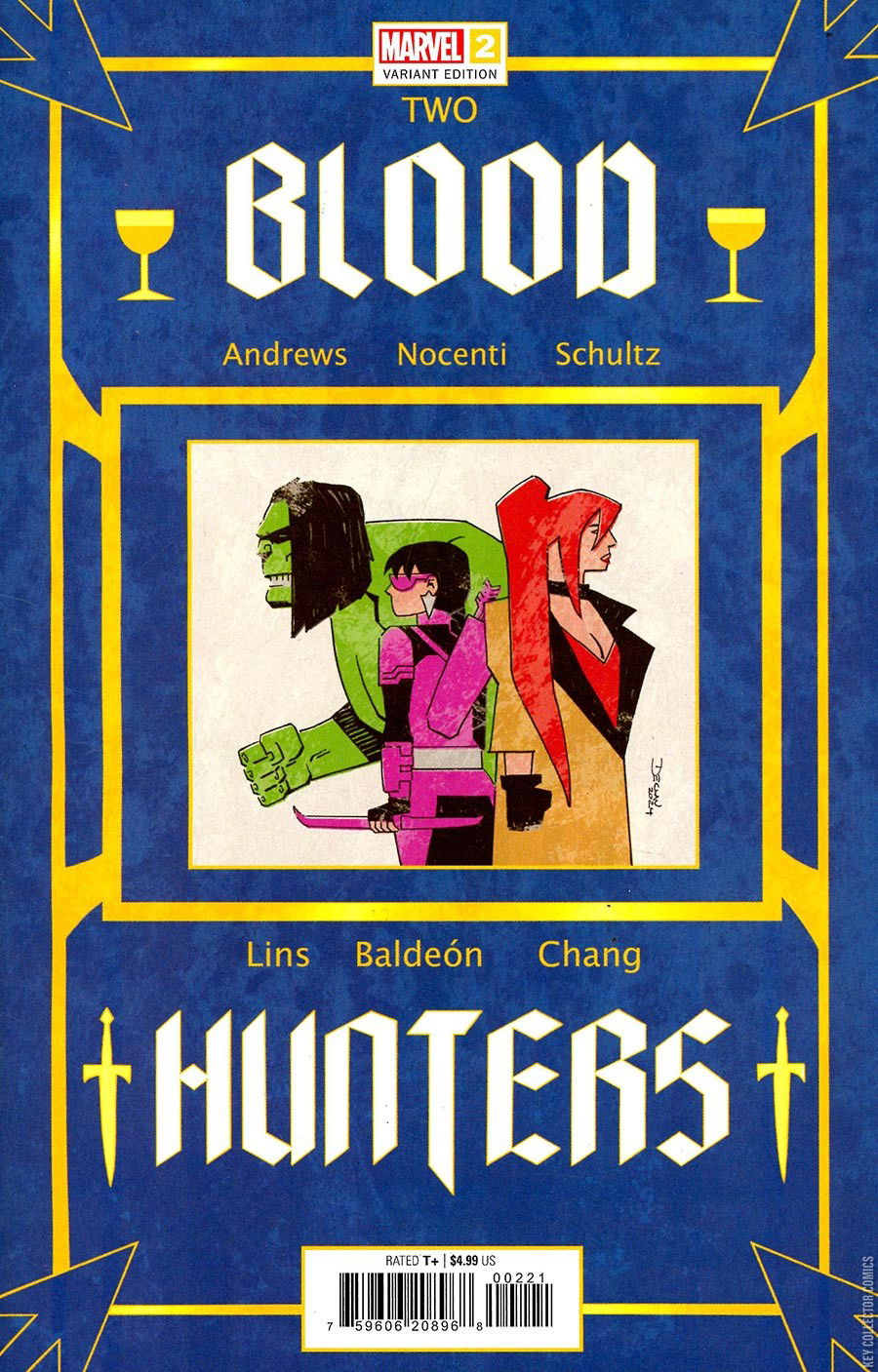 Blood Hunters #2 Variant Published June 2024 | Key Col