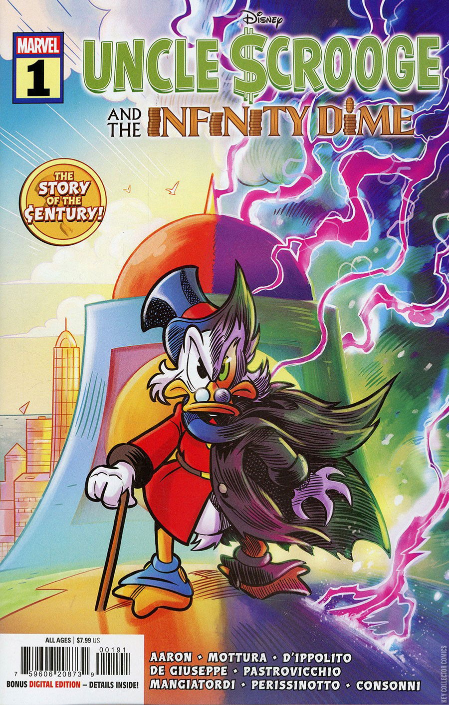 Uncle Scrooge And The Infinity Dime #1 Variant Published Ju