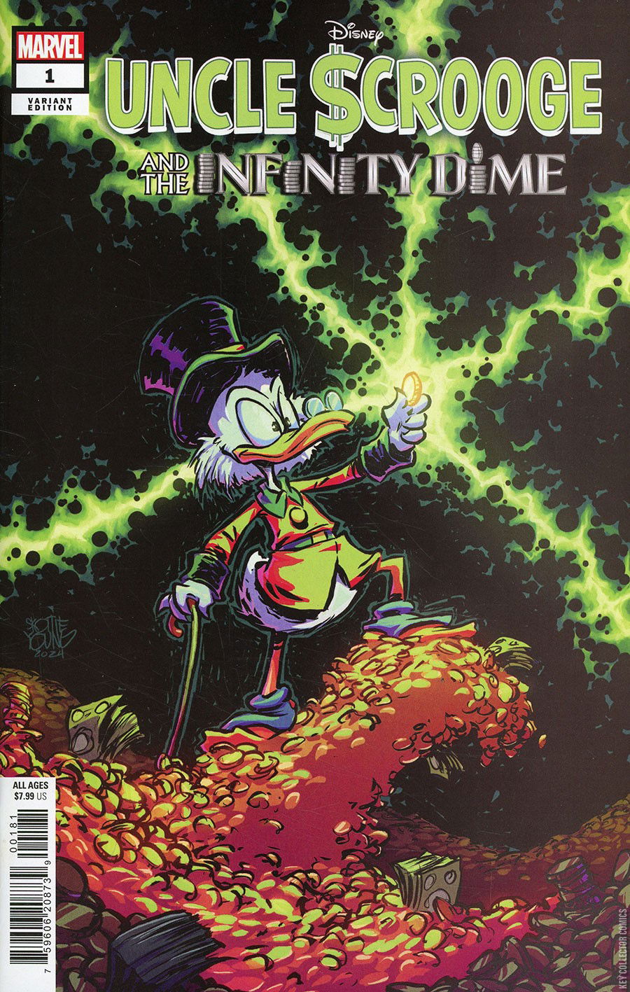 Uncle Scrooge And The Infinity Dime #1 Variant Published Ju
