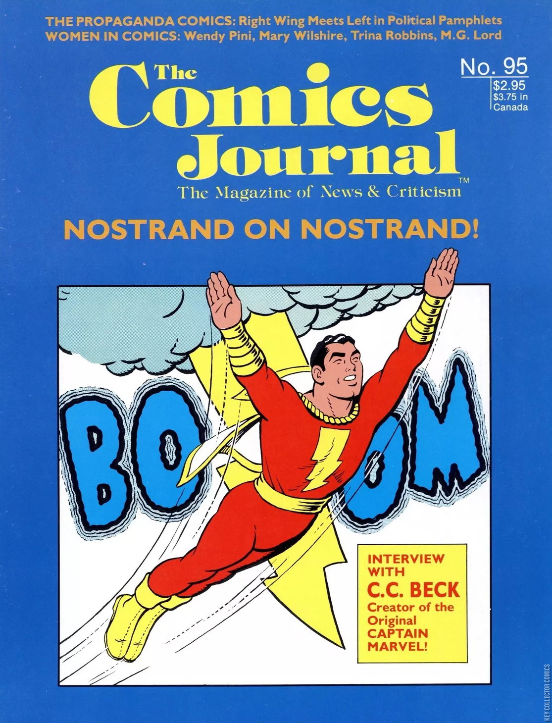 Comics Journal 95 Published February 1985 Key Collec