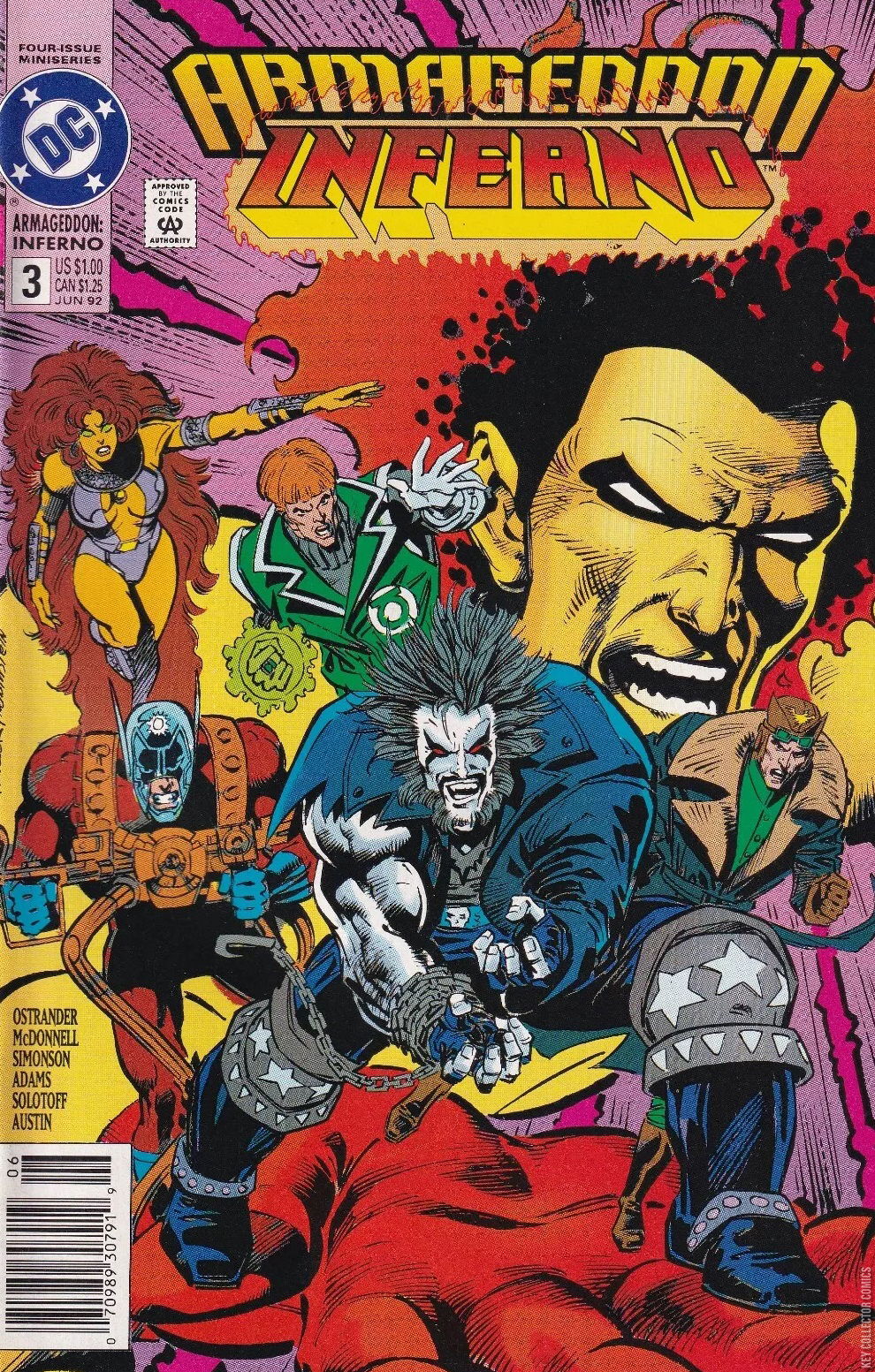 Armageddon: Inferno #3 Newsstand Published June 1992