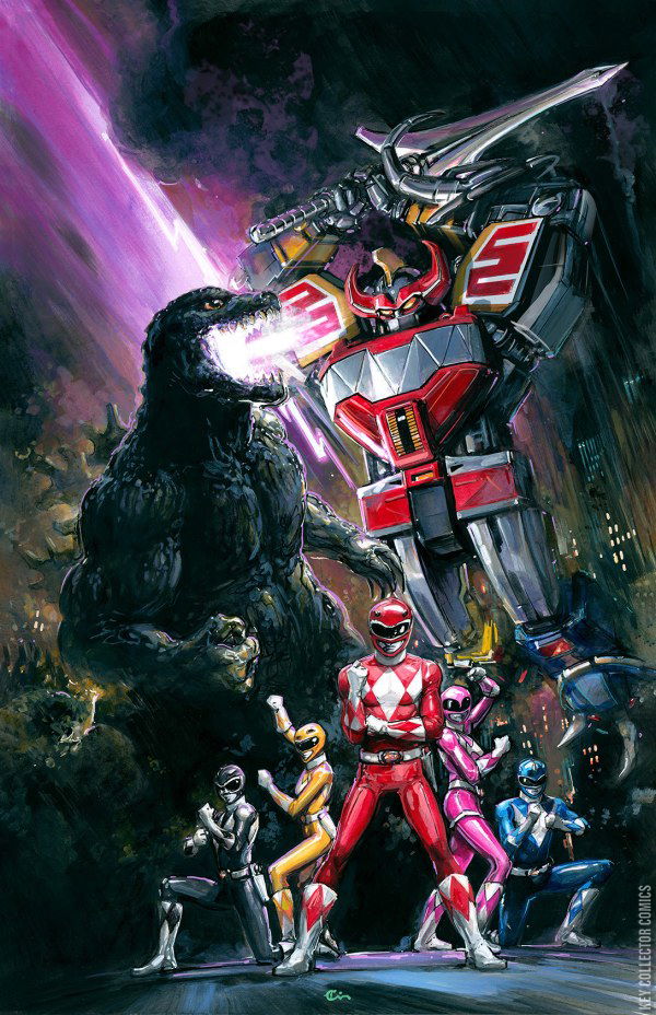 Godzilla vs. The Mighty Morphin Power Rangers #1 Web Exclus