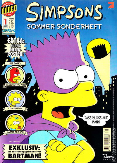Simpsons Comics and Stories #1 International Published Janu