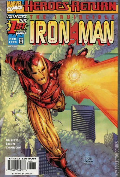 Iron Man #1 Published February 1998 | Key Collector Comics