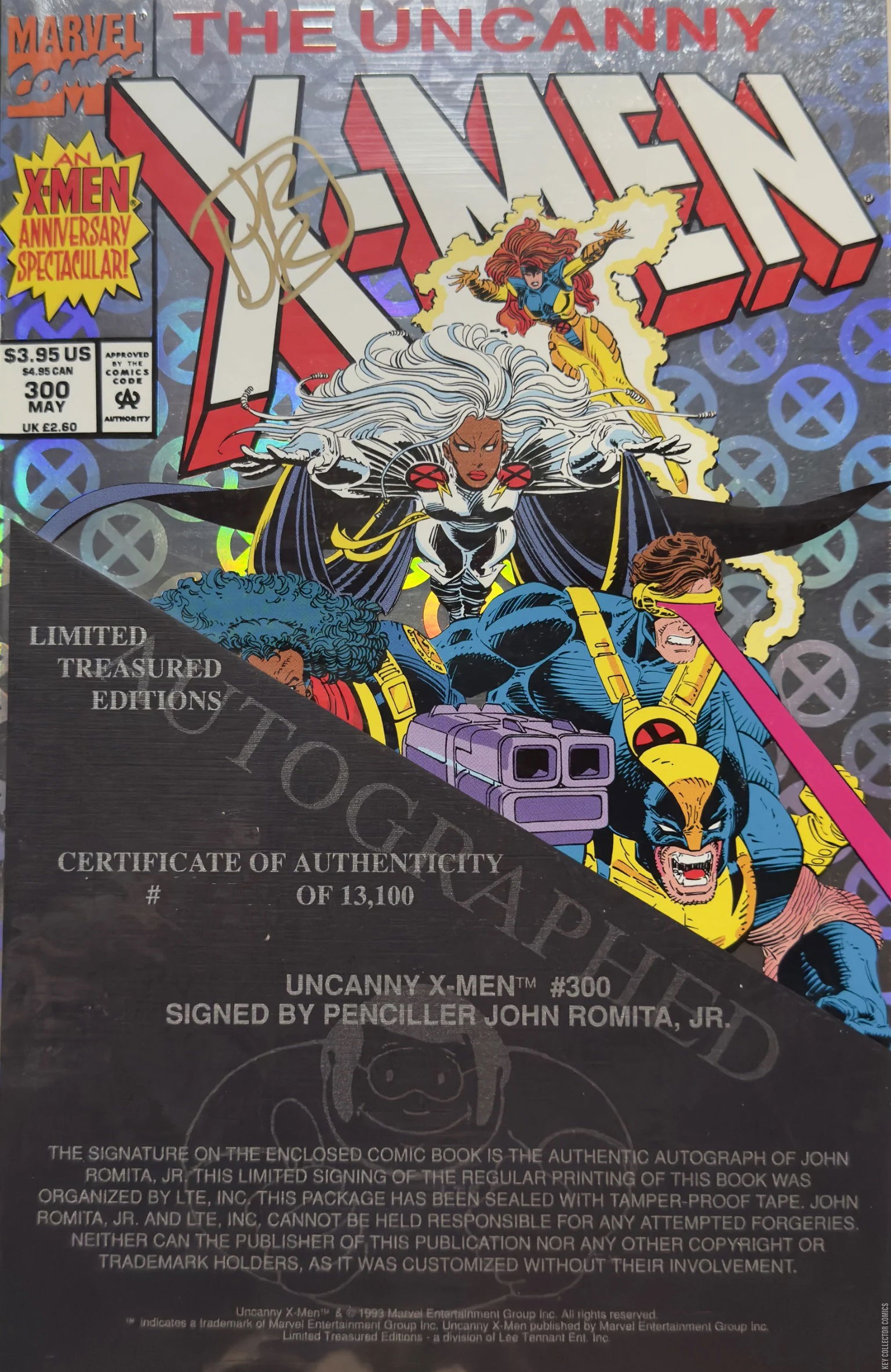 Uncanny X-Men #300 Signed Published May 1983 | Key Col