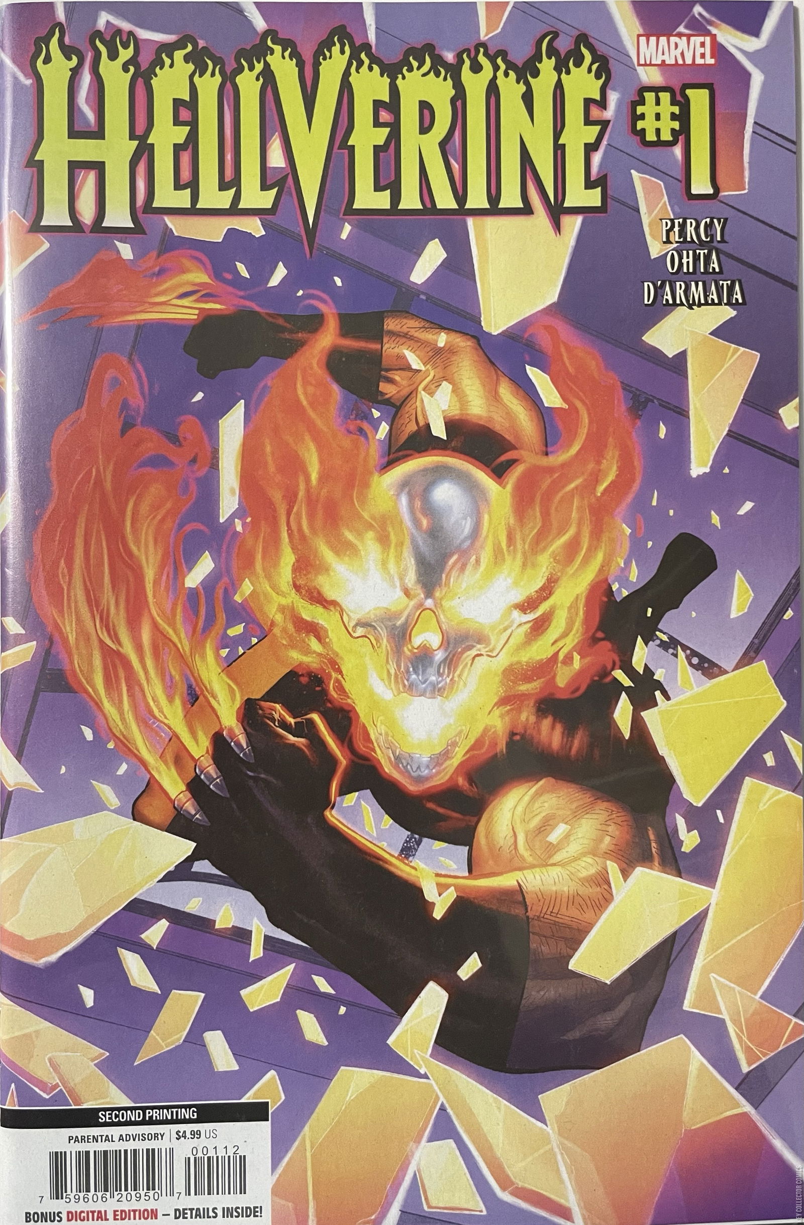 Hellverine #1 2nd Print Published June 2024 | Key Coll