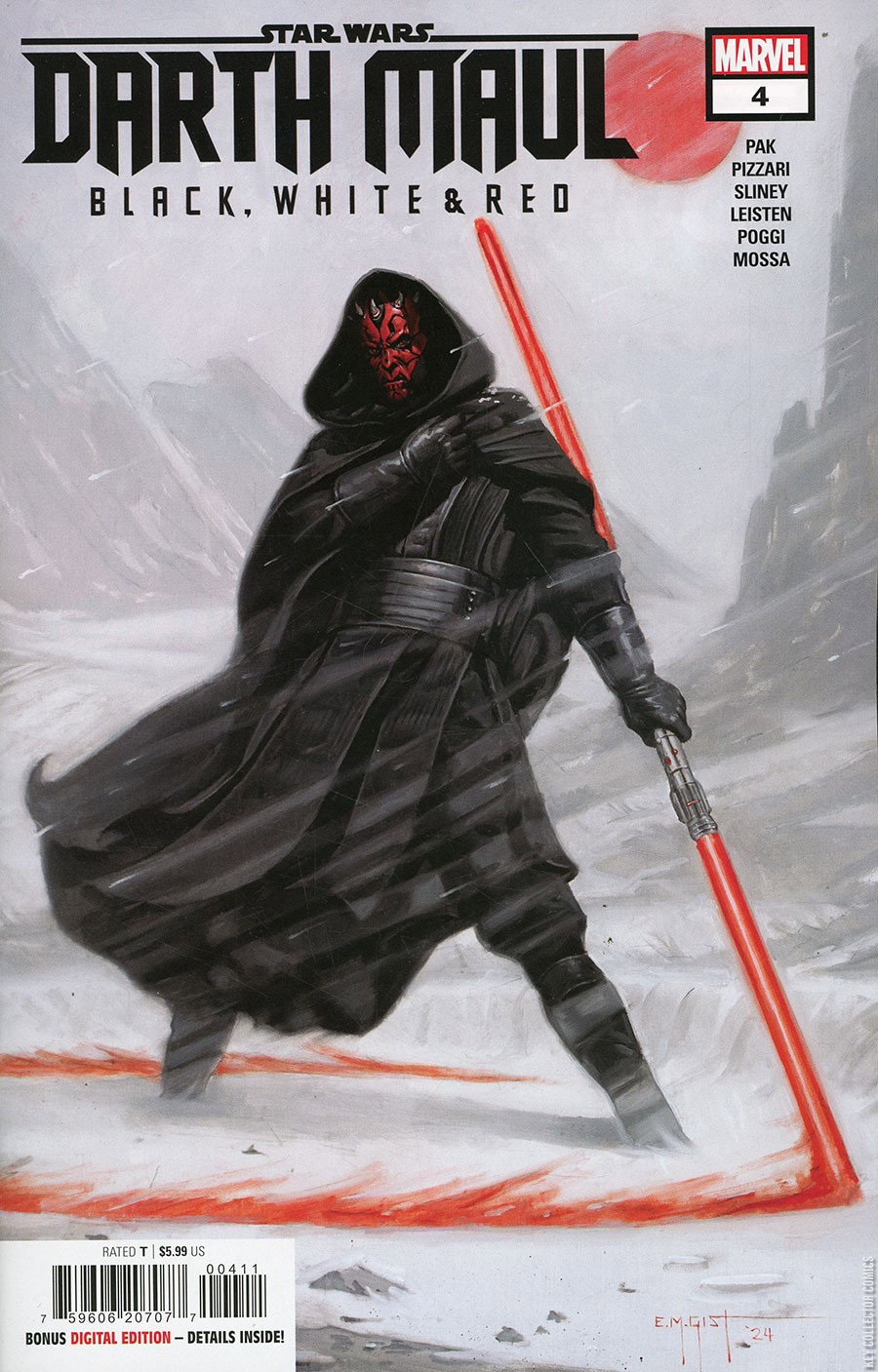 Star Wars: Darth Maul - Black, White & Red #4 Published July