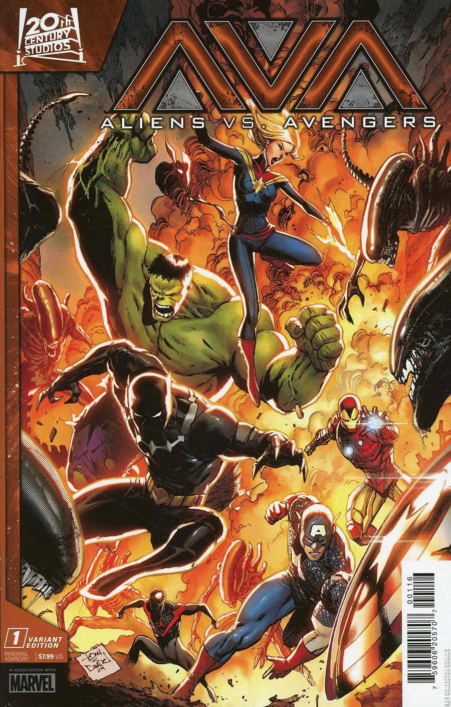 Aliens vs. Avengers #1 1:25 Published August 2024 | Ke