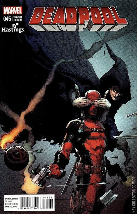Deadpool #45 Exclusive Published April 2015 | Key Coll