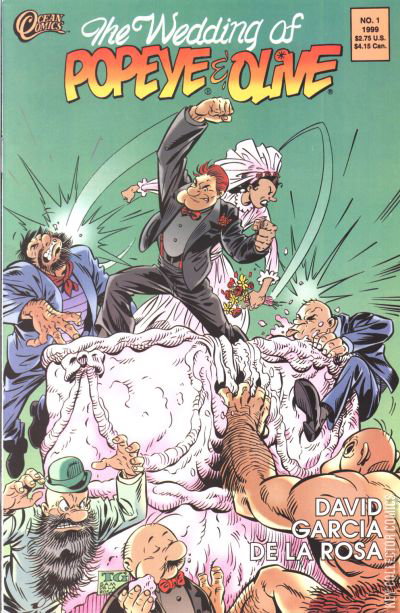 Wedding of Popeye and Olive, The by Ocean Comics | Key Collector Comics