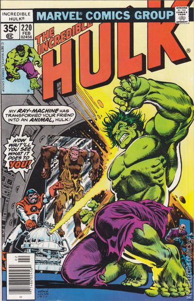 Incredible Hulk #220 Pizzaz Insert Published February