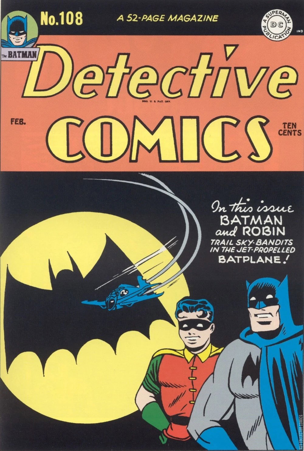 Detective Comics #108 Published February 1946 | Key Col