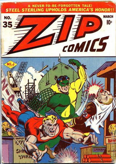 Zip Comics #35 Published March 1943 | Key Collector Comics