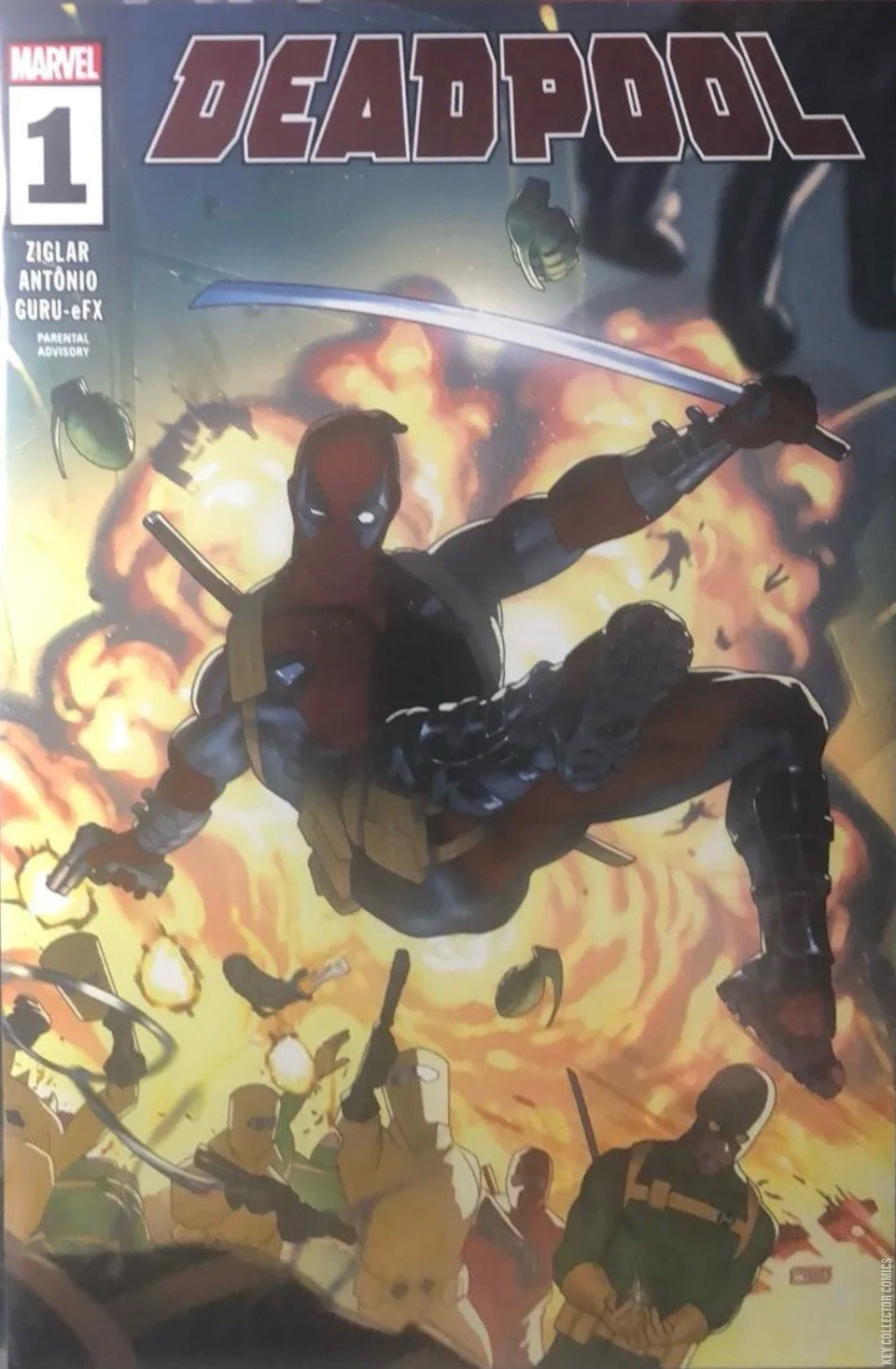 Deadpool #1 Red Foil Published October 2024 | Key Coll