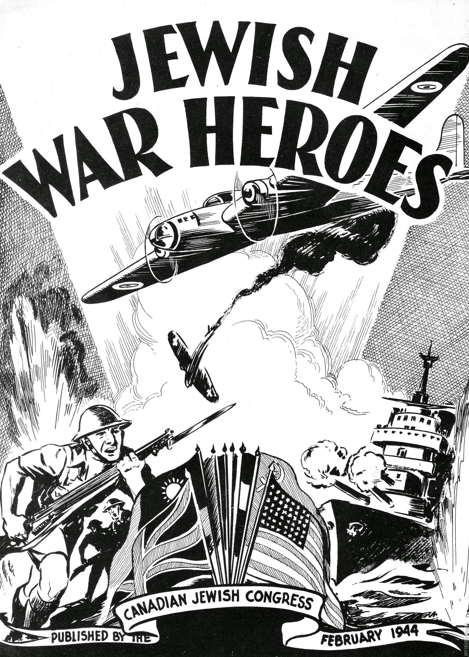 Jewish War Heroes by Canadian Jewish Congress | Key Collector Comics