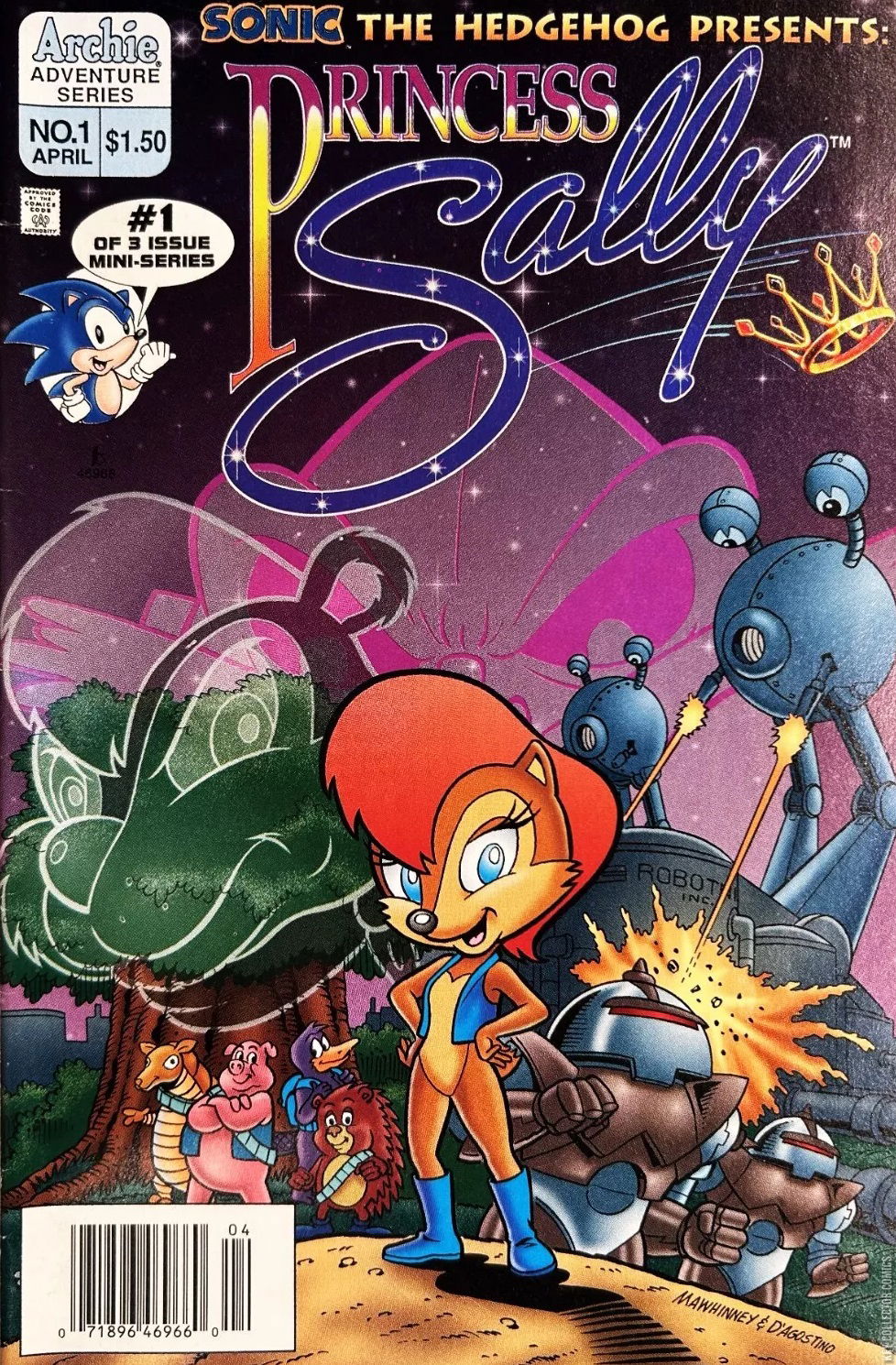 Sonic the Hedgehog Presents Princess Sally #1 Newsstand Pub
