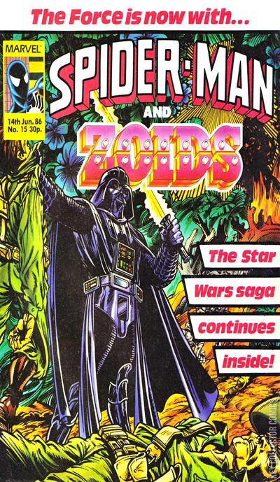 Spider-Man and Zoids #15 Published June 1986 | Key Coll