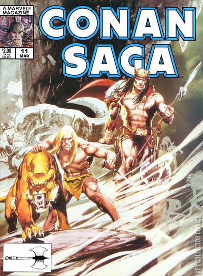 Conan Saga, The #11 Published March 1988 | Key Collecto