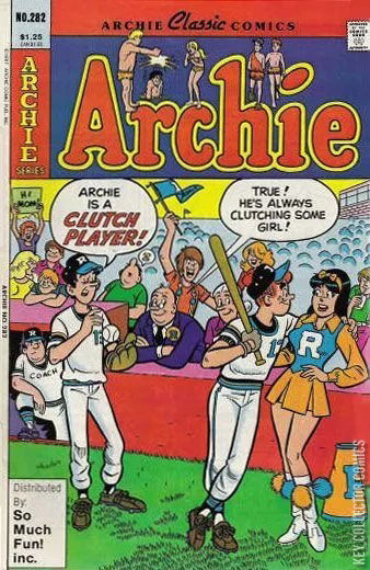 Archie Comics #282 So Much Fun Published July 1987 | K