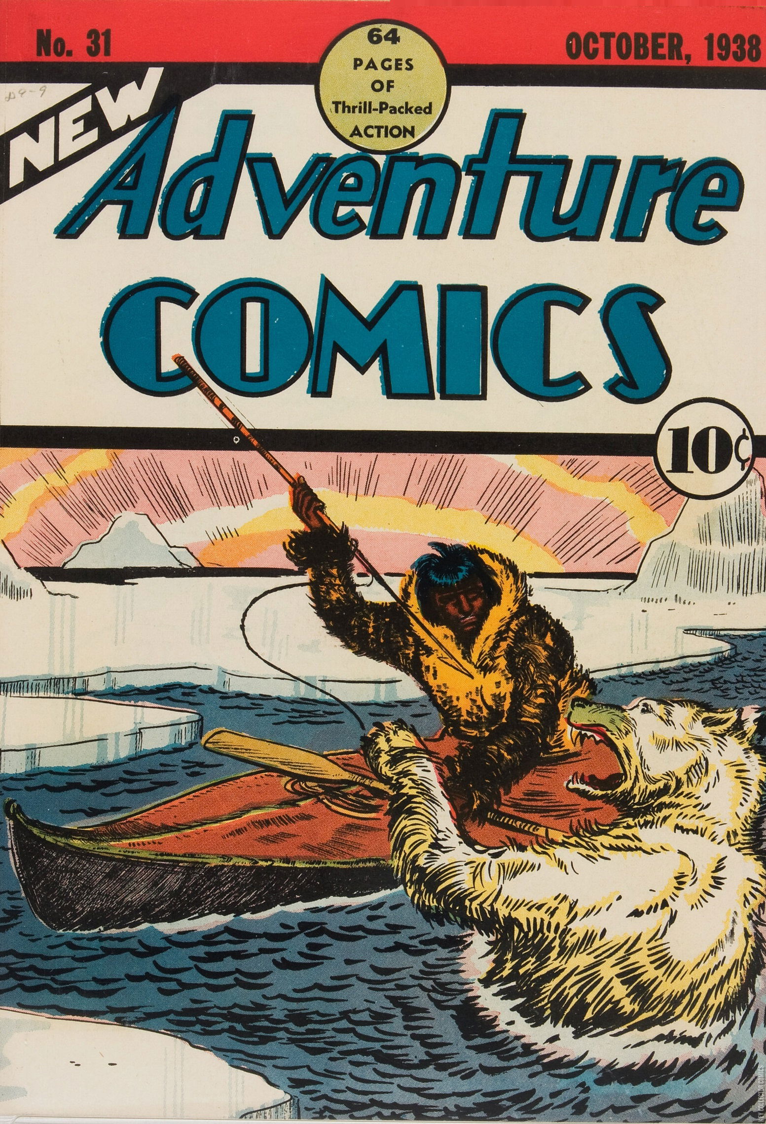 New Adventure Comics #31 Published September 1938 | Key