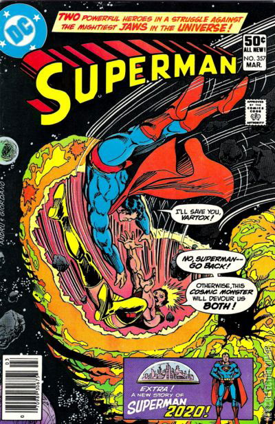 Superman #357 Newsstand Published March 1981 | Key Col