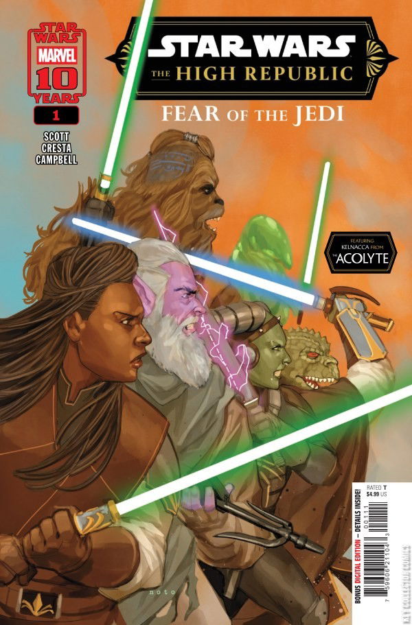 Star Wars: The High Republic - Fear of the Jedi by Marvel | Key ...