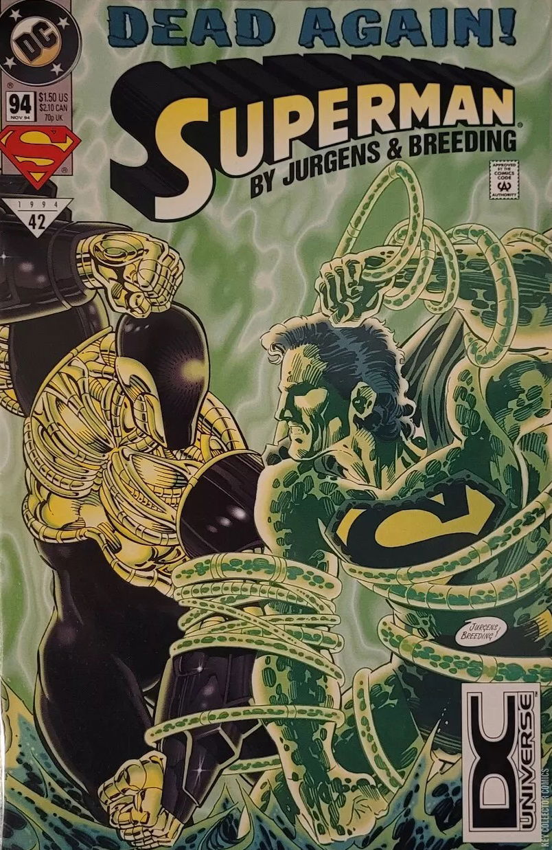 Superman #94 DC Logo Published November 1994 | Key Col