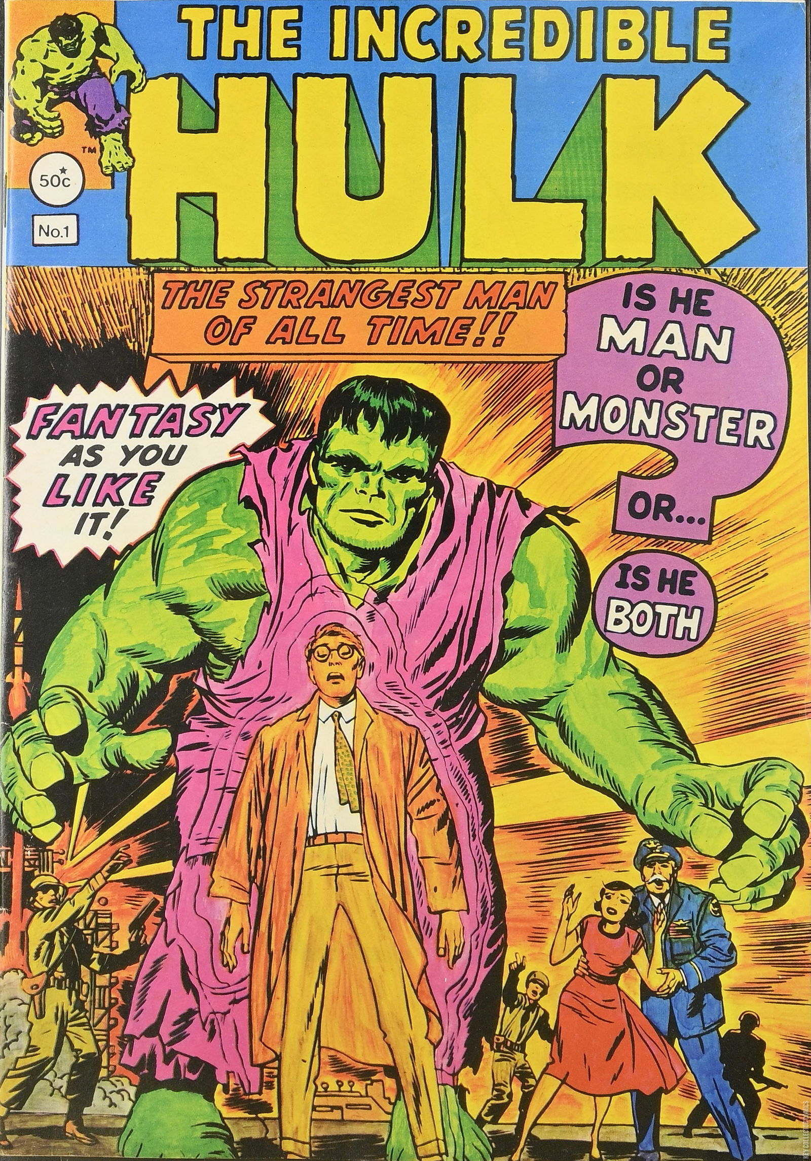Incredible Hulk #1 International Published January 197