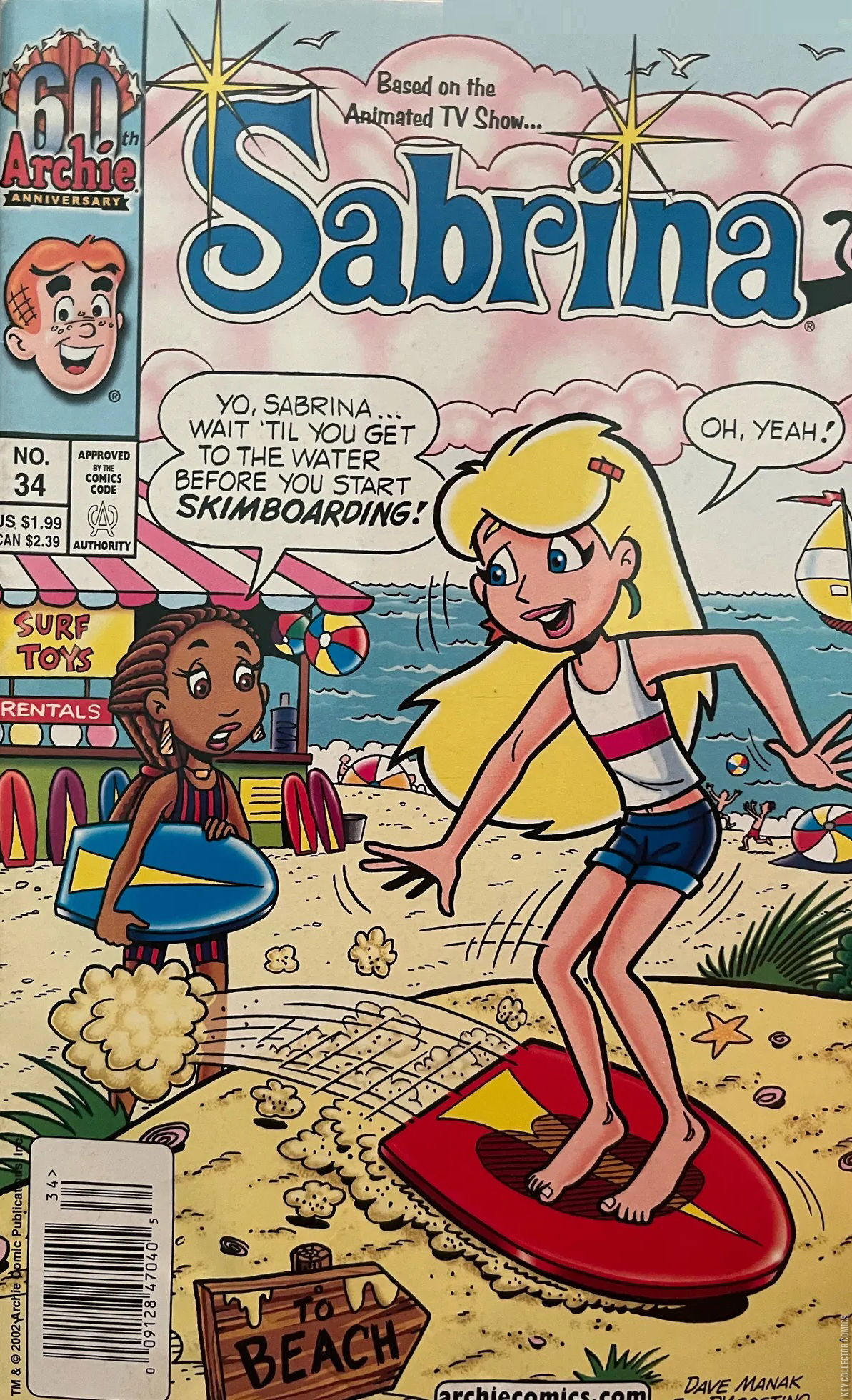 Sabrina the Teenage Witch #34 Newsstand Published August 20