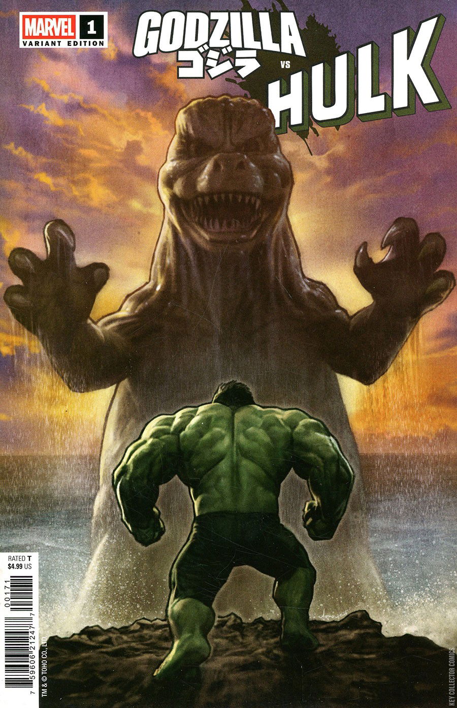 Godzilla vs The Incredible Hulk #1 Variant Published April