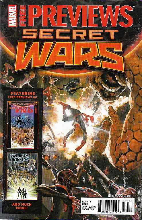 Marvel Free s: Secret Wars #1 Preview Published May 201
