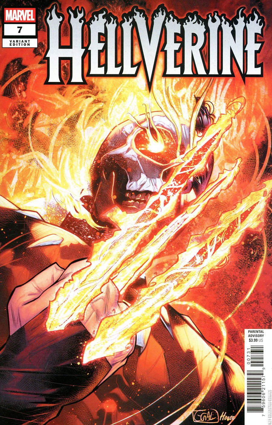 Hellverine #7 Variant Published June 2025 | Key Collec