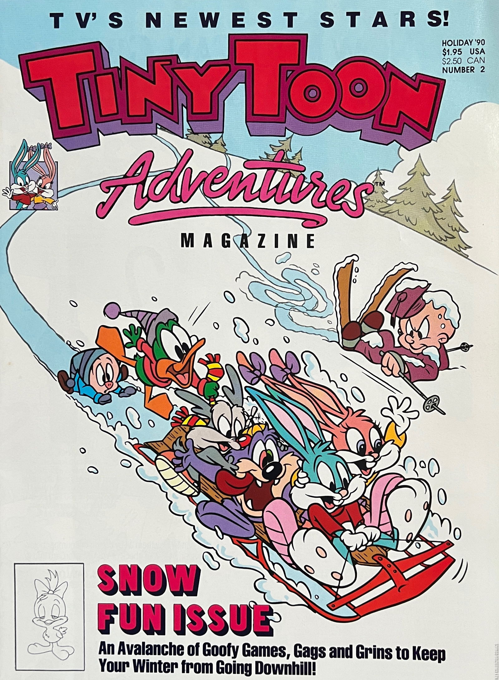 Tiny Toons Adventures Magazine #2 Published December 19