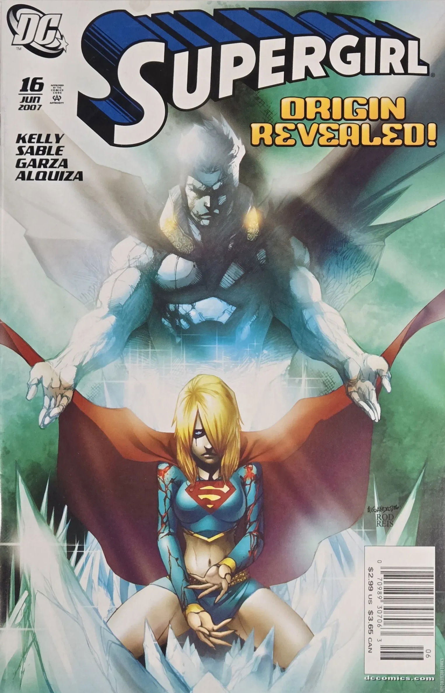 Supergirl #16 Newsstand Published April 2007 | Key Col
