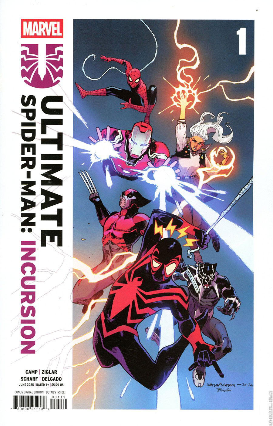 Ultimate Spider-Man: Incursion #1 Error Published June