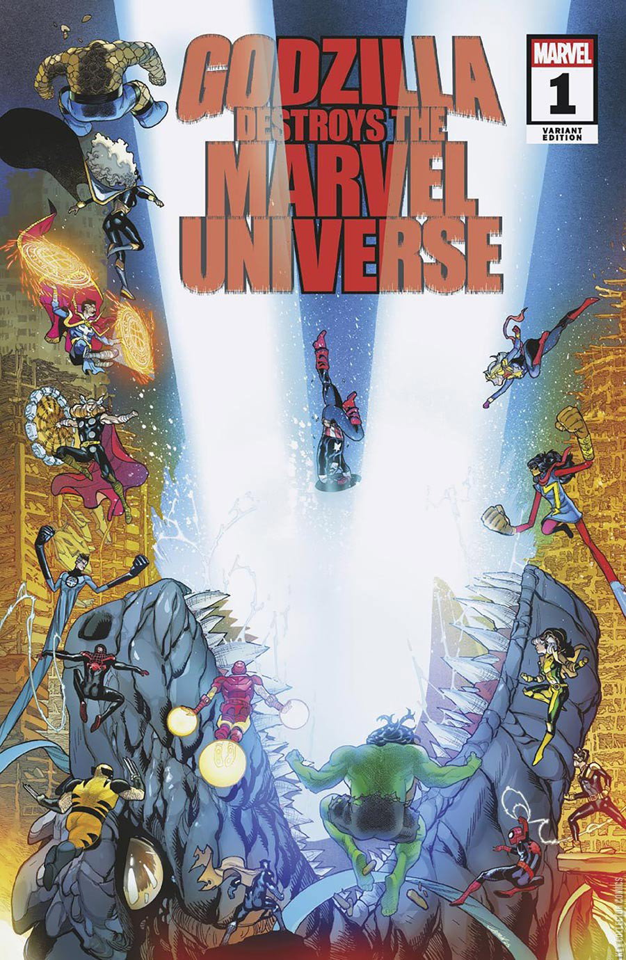 Godzilla Destroys the Marvel Universe #1 Published July 202