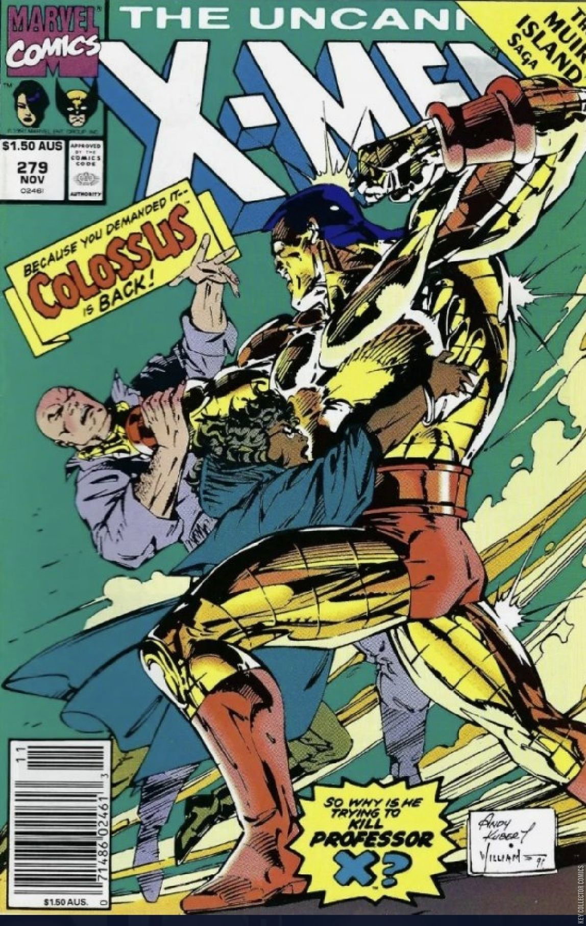 Uncanny X-Men #279 Australian Edition Published August