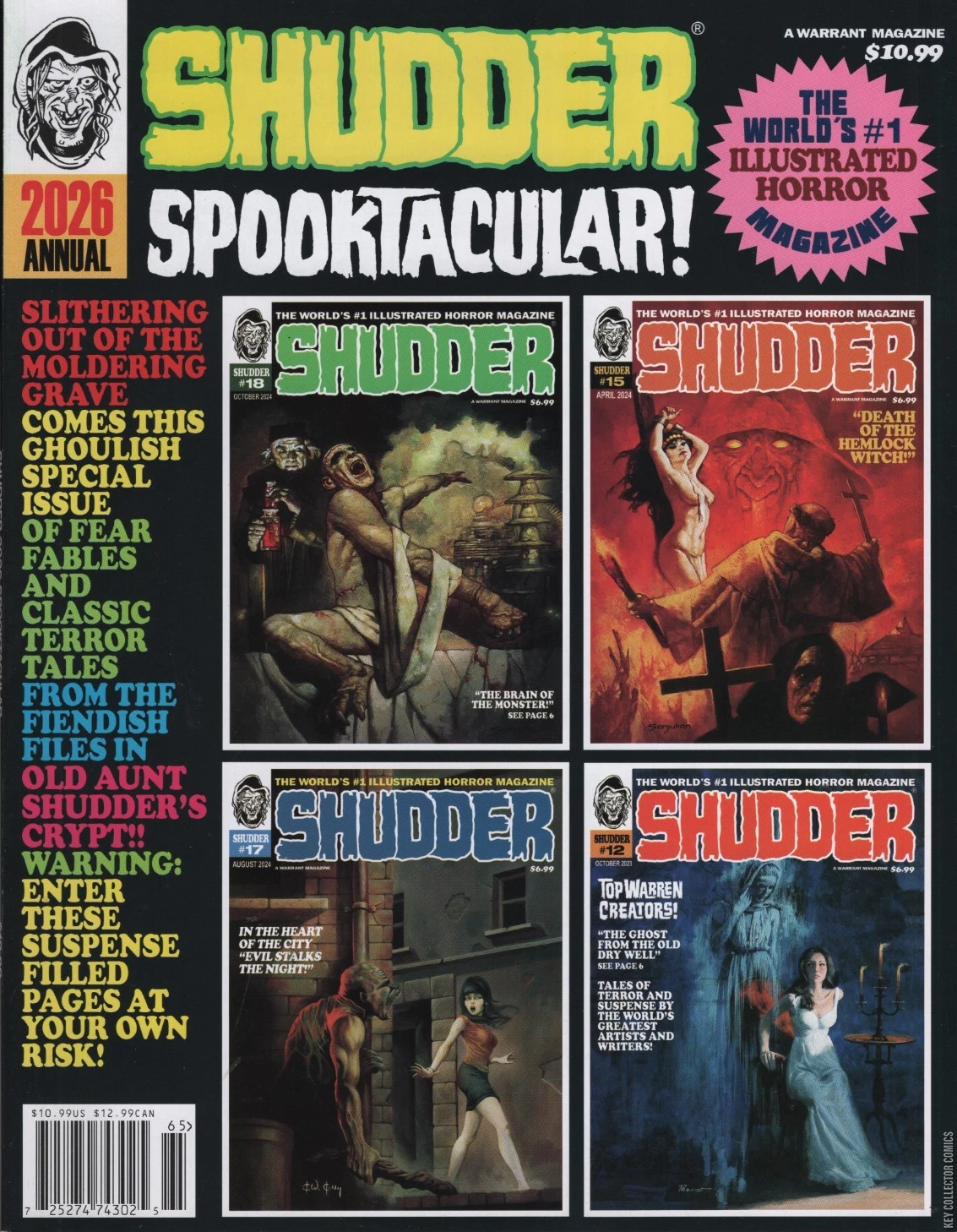 Shudder Magazine Annual 2026 by Warrant | Key Collector Comics