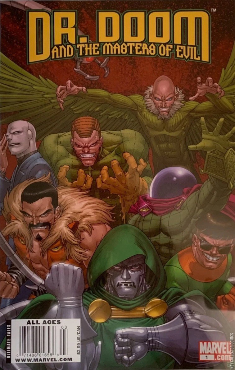 Dr. Doom & the Masters of Evil #1 Newsstand Published Janua