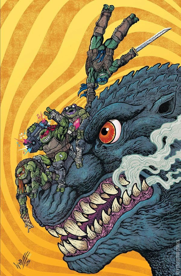 Teenage Mutant Ninja Turtles x Godzilla #1 PCB Hobby Publis