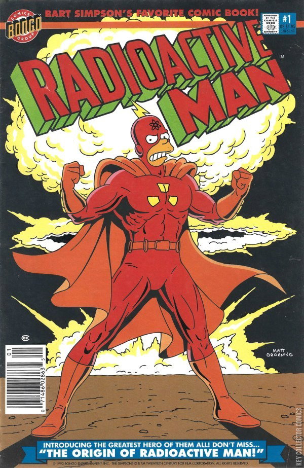 Radioactive Man #1 Published December 1993 | Key Colle