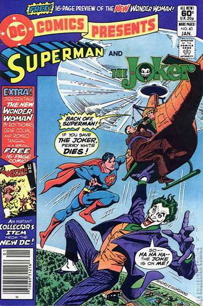 DC Comics Presents #41 Newsstand Published January 198